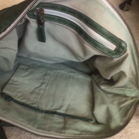 Kompanero | Bags | Kompanero Green Woven Leather Shoulder Bagcrossbody ...